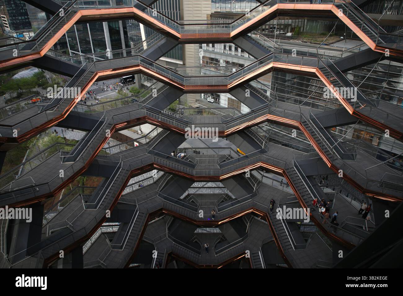 New York, United States. 24th Apr, 2025. Vessel, a structure built by ...