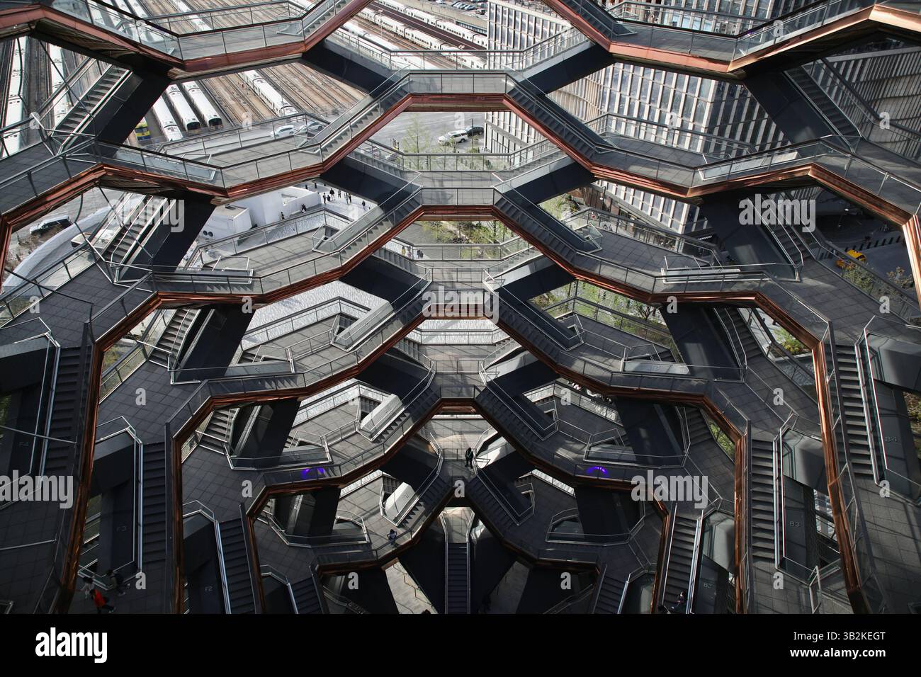 New York, United States. 24th Apr, 2025. Vessel, a structure built by ...