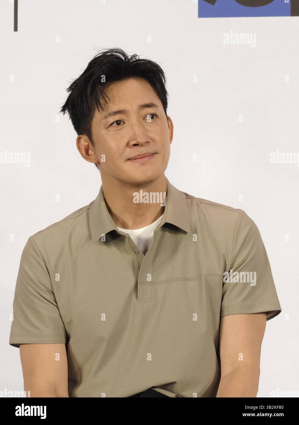 Chinese actor Wang Yang attends an activity in Chengdu City, southwest ...