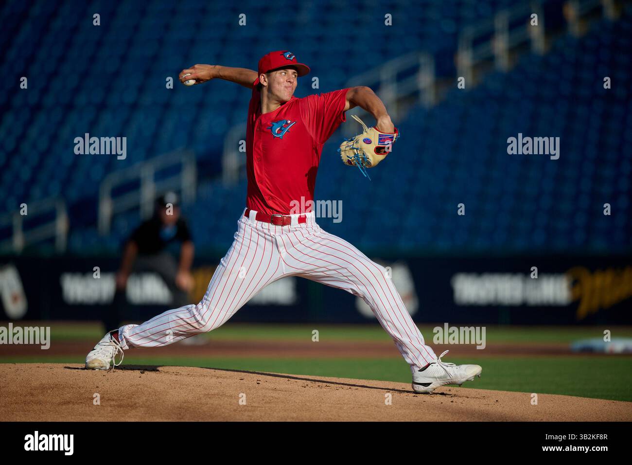 Clearwater Threshers pitcher Luke Gabrysh (9) during an MiLB Florida ...