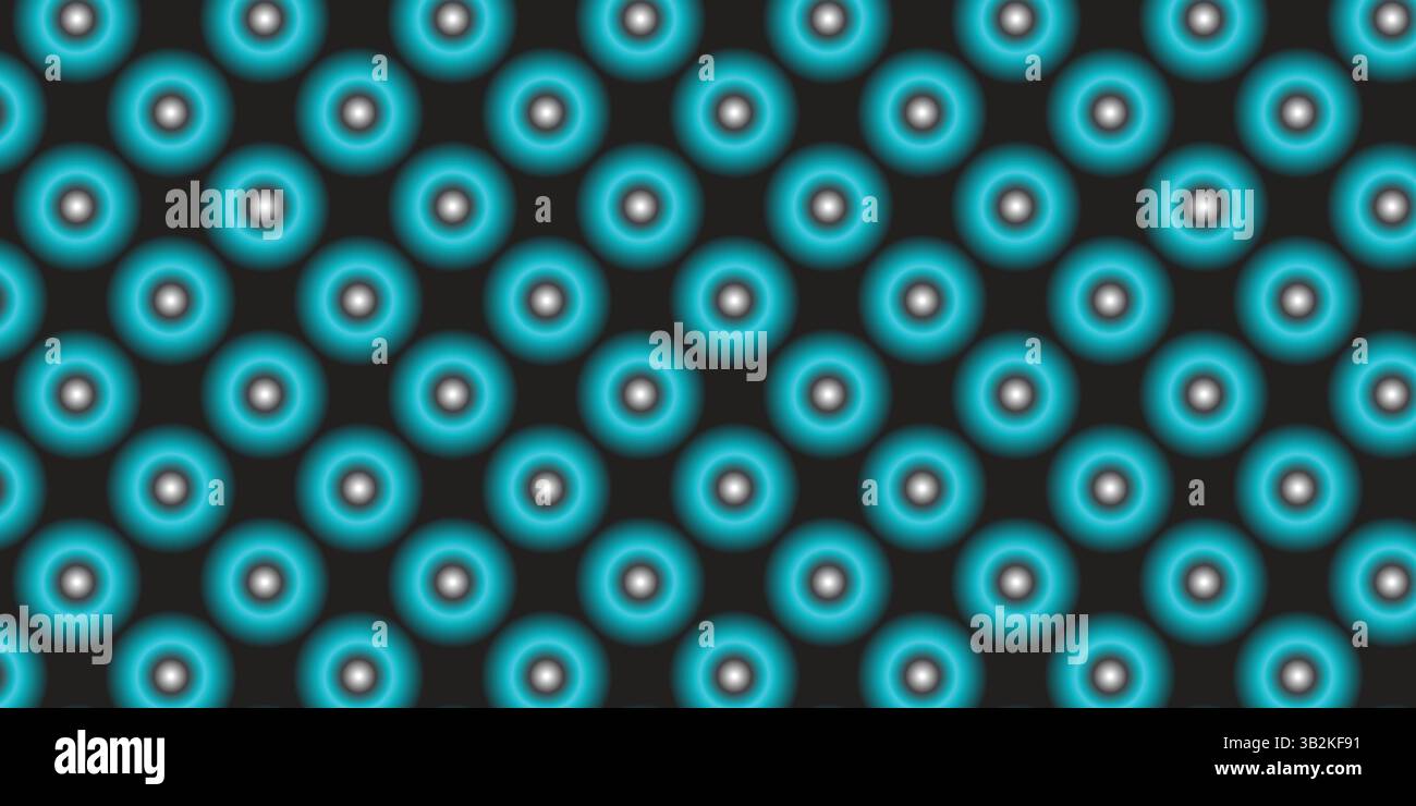 turquoise circular dot pattern background – abstract glowing eye-style ...