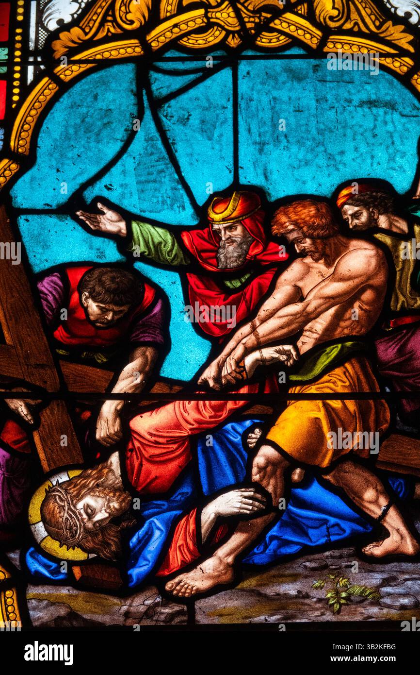 Jesus falls the second time hi-res stock photography and images - Alamy