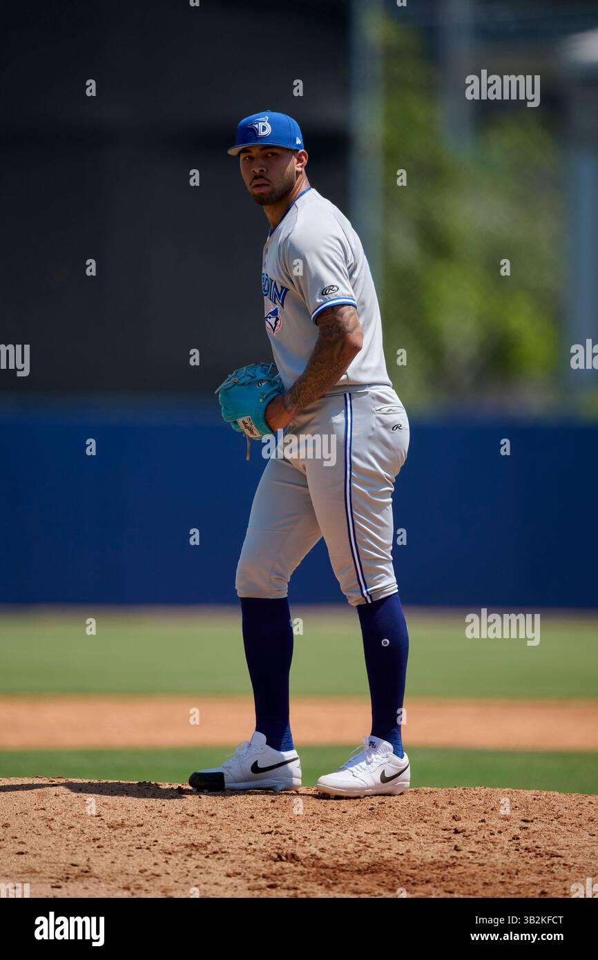 Dunedin Blue Jays pitcher Daniel Guerra (10) during an MiLB Florida ...