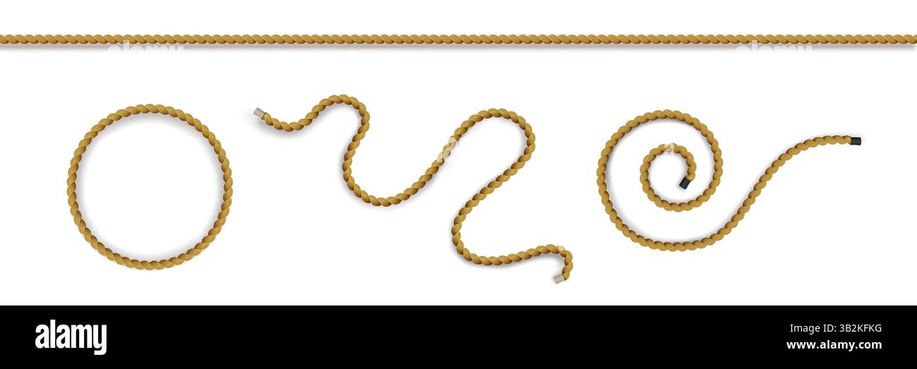 White looped threads Stock Vector Images - Alamy