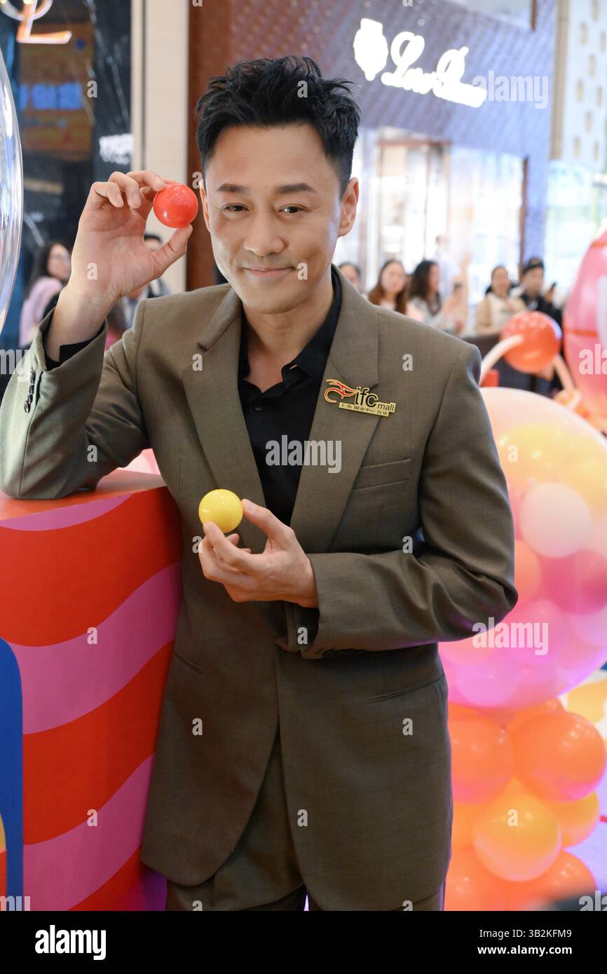 Hong Kong actor and singer Raymond Lam attends an activity in Shanghai, China, 26 April, 2025 ...