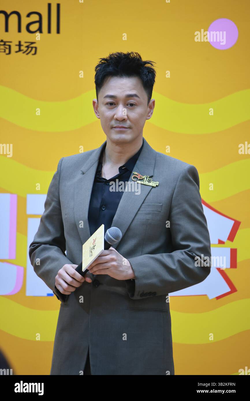 Hong Kong actor and singer Raymond Lam attends an activity in Shanghai, China, 26 April, 2025 ...