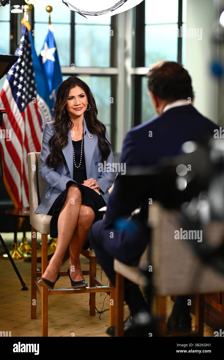 Department of Homeland Security (DHS) Secretary Kristi Noem is ...