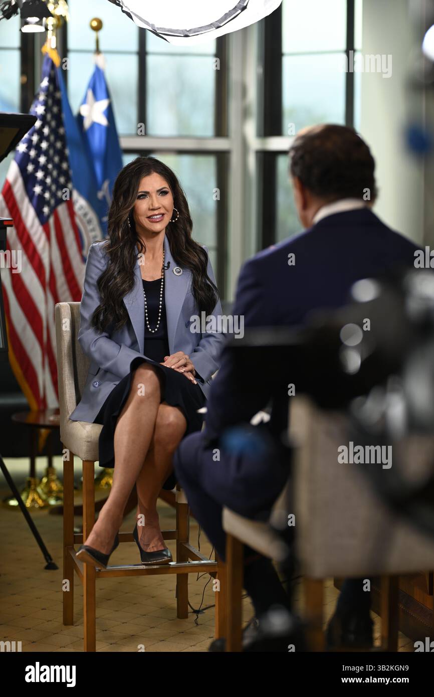 Department of Homeland Security (DHS) Secretary Kristi Noem is ...