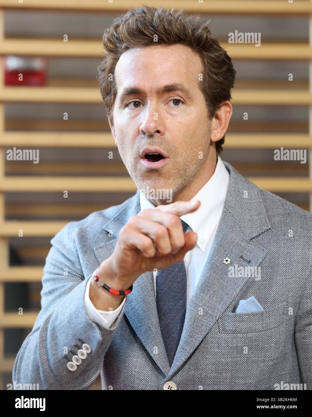 New York, New York, USA. 27 April 2025. Ryan Reynolds attends a screening of “Another Simple ...