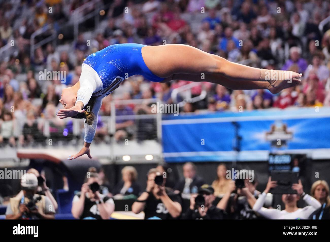 UCLA's Katelyn Rosen competes on the floor exercise during the NCAA ...