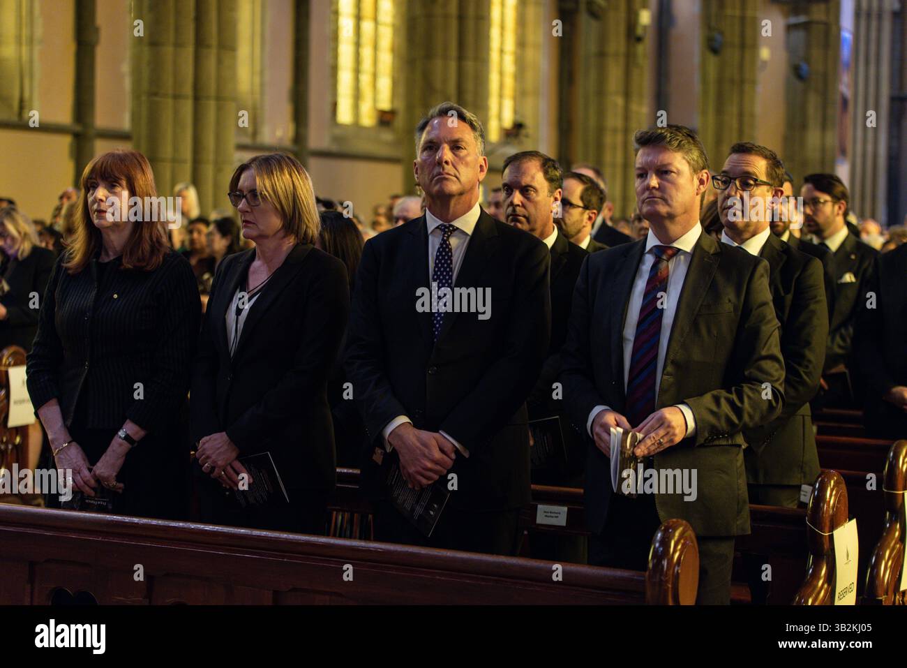 Melbourne, Australia. 28th Apr, 2025. (L-R) Governor of Victoria ...