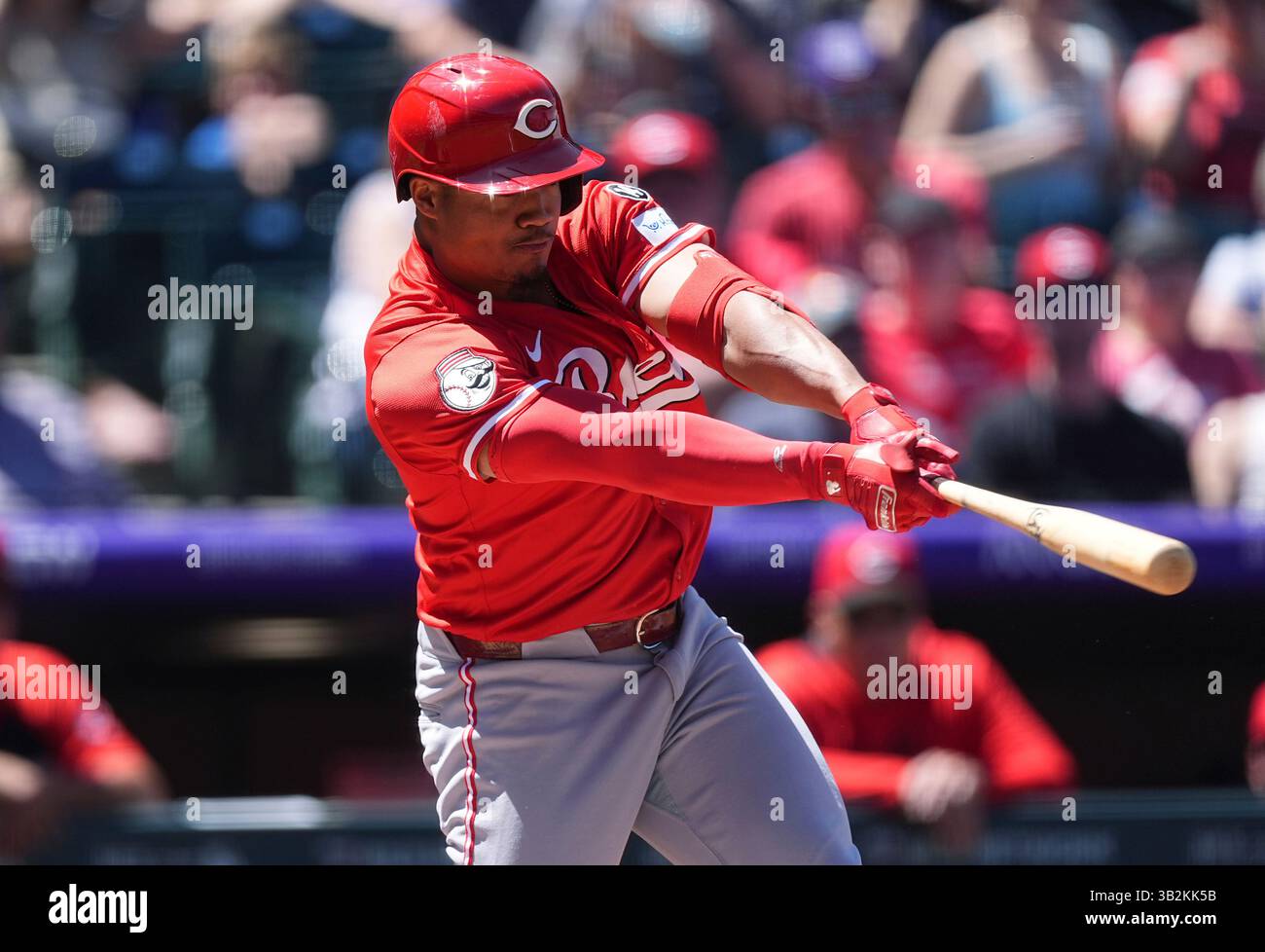 Cincinnati Reds third baseman Noelvi Marte (16) in the first inning of ...