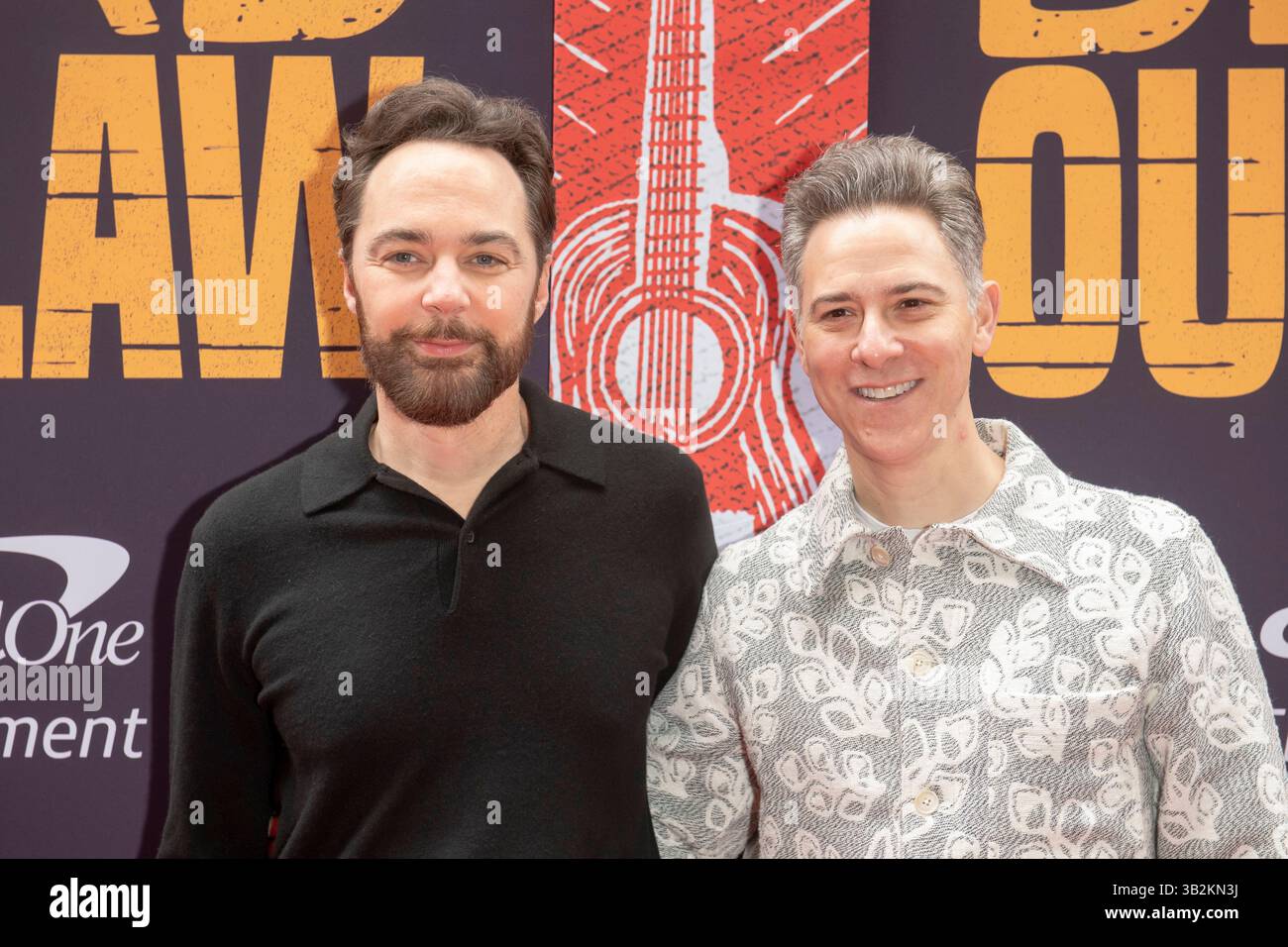 New York, United States. 27th Apr, 2025. (L-R) Jim Parsons and Todd ...