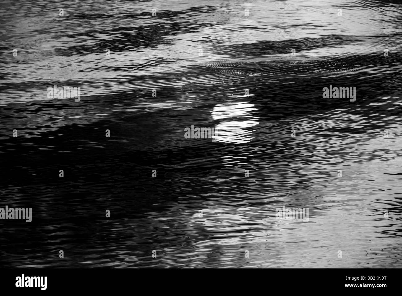 Drowning Sun: Abstract Reflection in Lake at Sunrise Stock Photo - Alamy