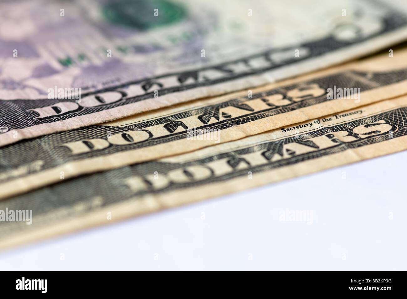 The word Dollars as printed on the United States of America currency ...