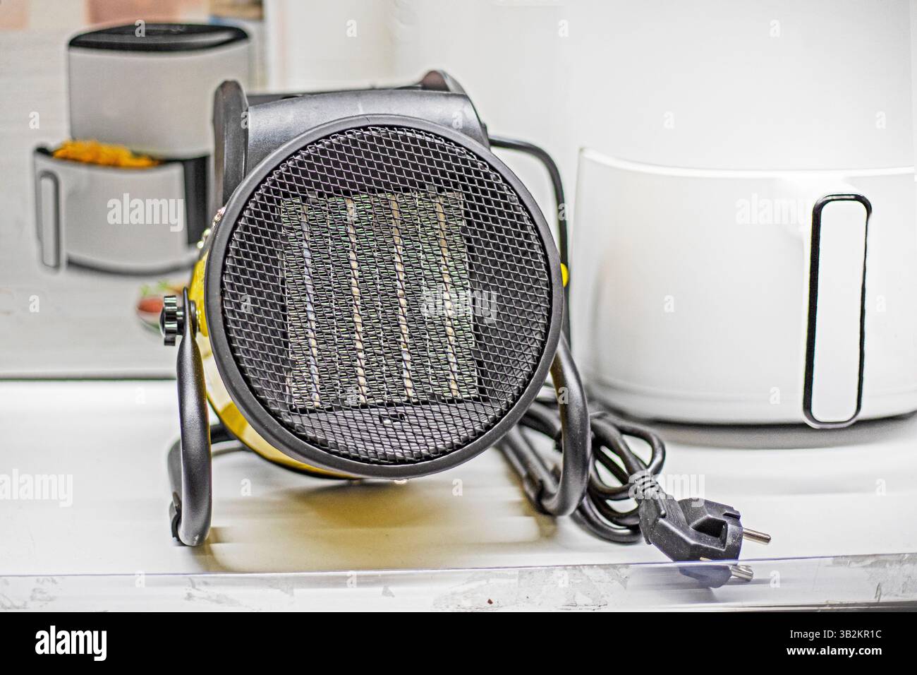 modern heater for heating rooms and houses Stock Photo - Alamy