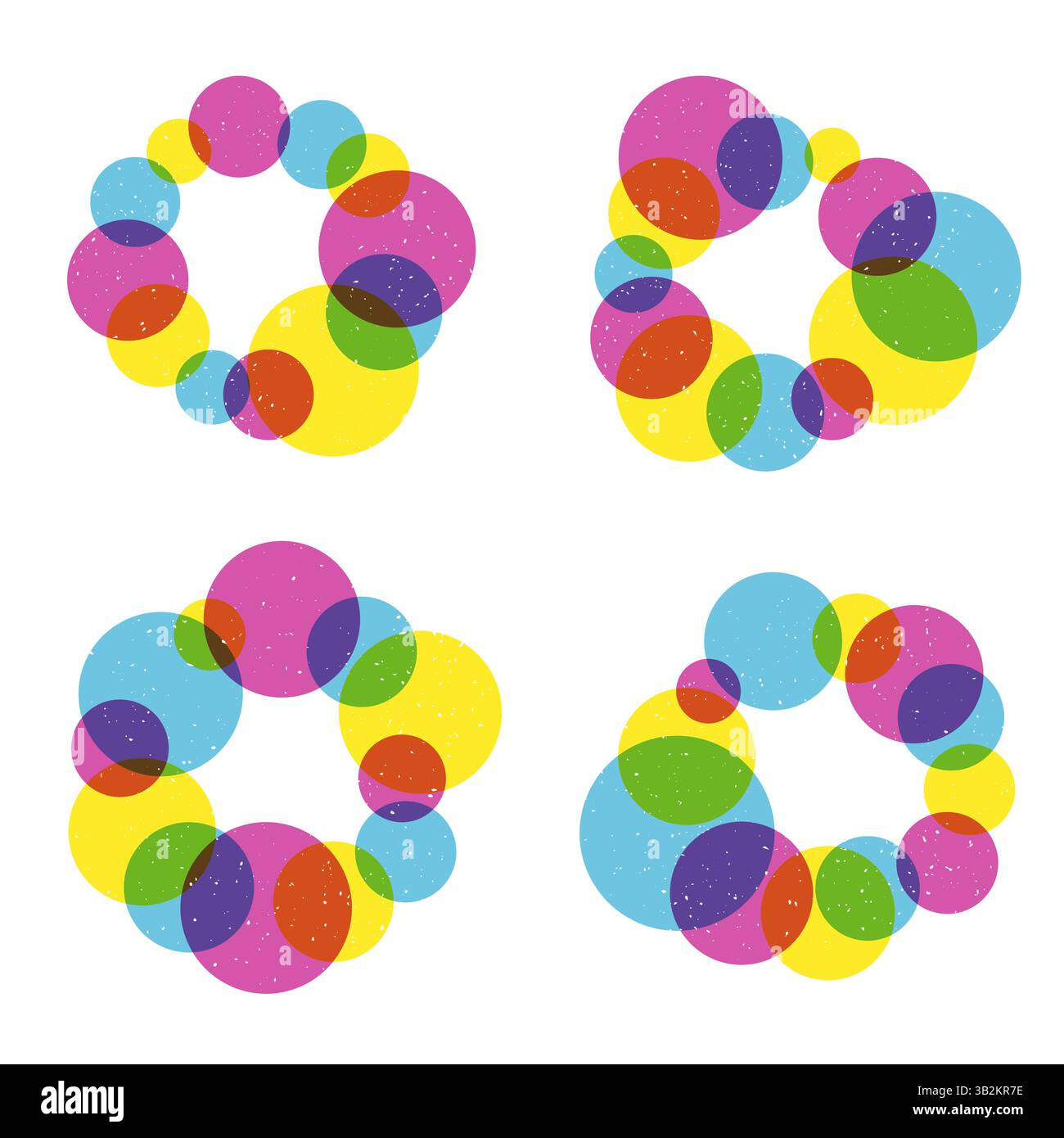 Riso graph print style Stock Vector Images - Alamy