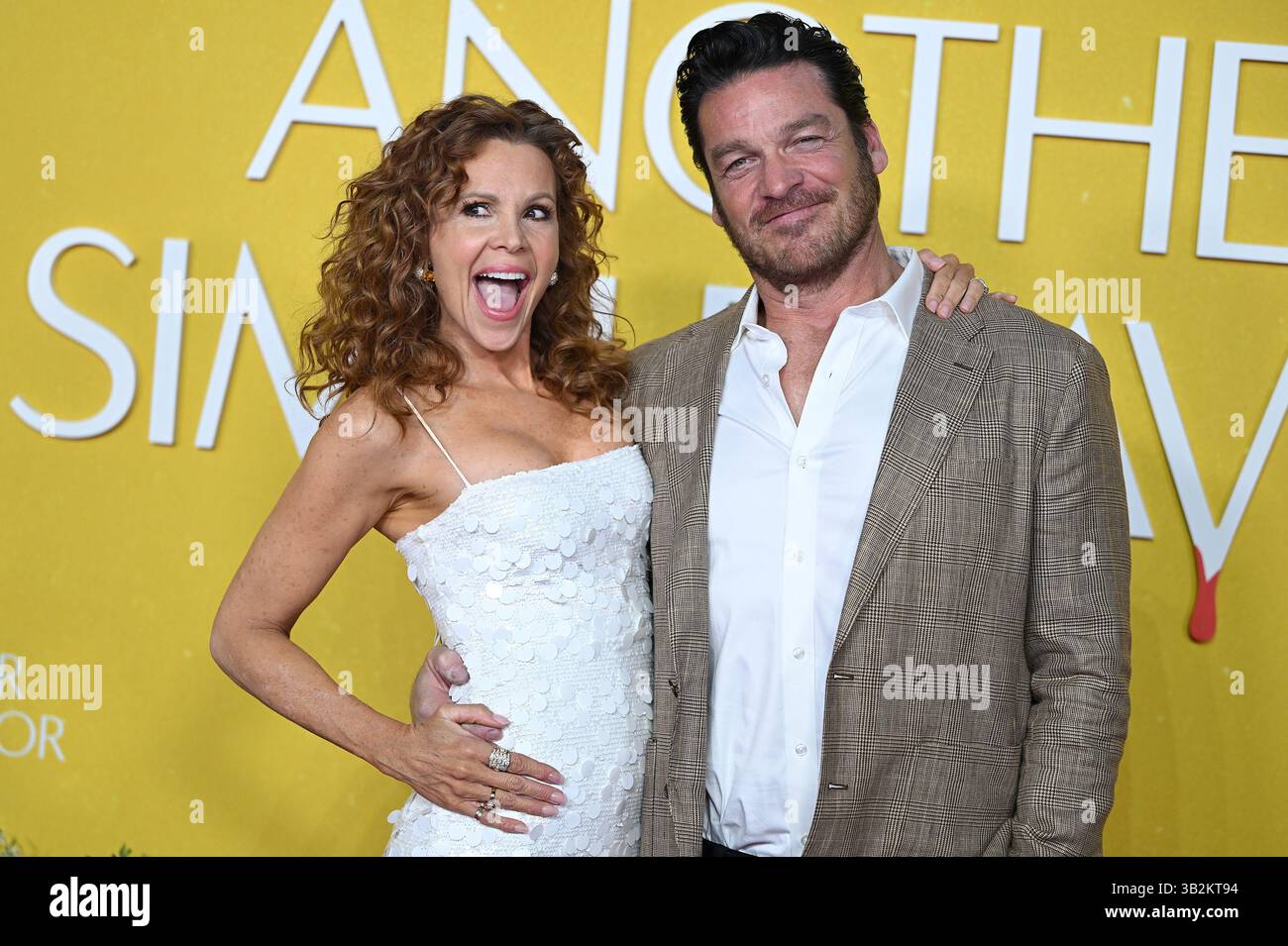 (L-R) Robyn Lively and Bart Johnson attend 'Another Simple Favor' New ...