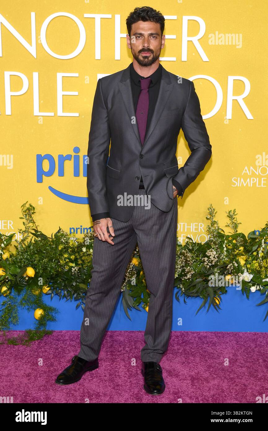 Michele Morrone attends 'Another Simple Favor' New York Screening at ...
