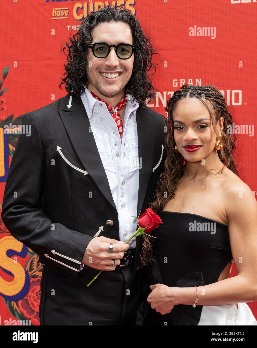 New York, NY, April 27: Christopher M. Ramirez (L) attends opening ...