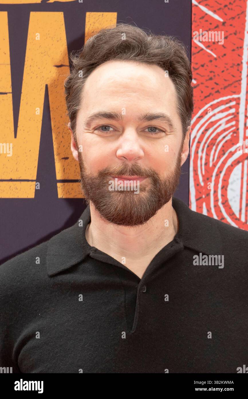 New York, United States. 27th Apr, 2025. Jim Parsons attends the ''Dead ...