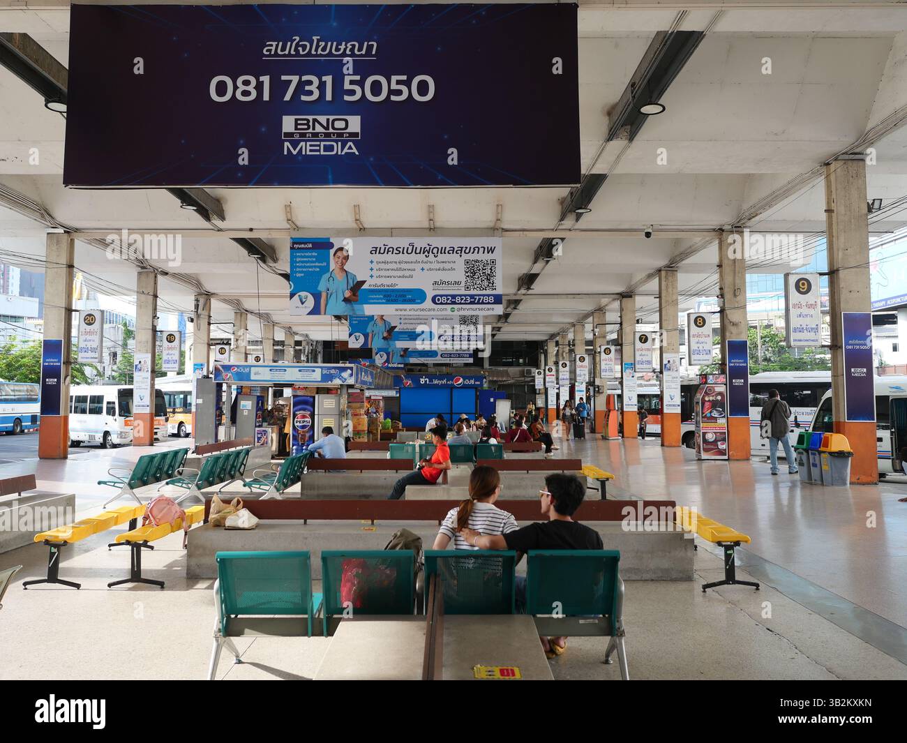 Ekkamai Bus Terminal, Bangkok, Thailand - April 23, 2025 Stock Photo ...