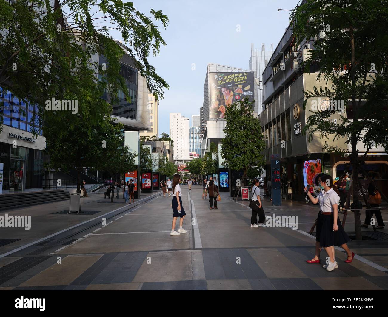 Siam Square in Bangkok, Thailand, popular among young people - April 23 ...