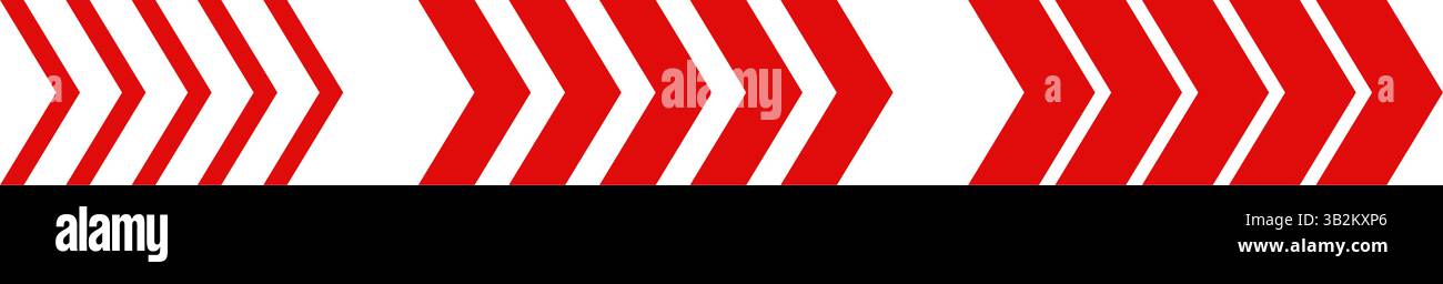 Red chevron arrow patterns set. Chevron shape line. Motion direction ...