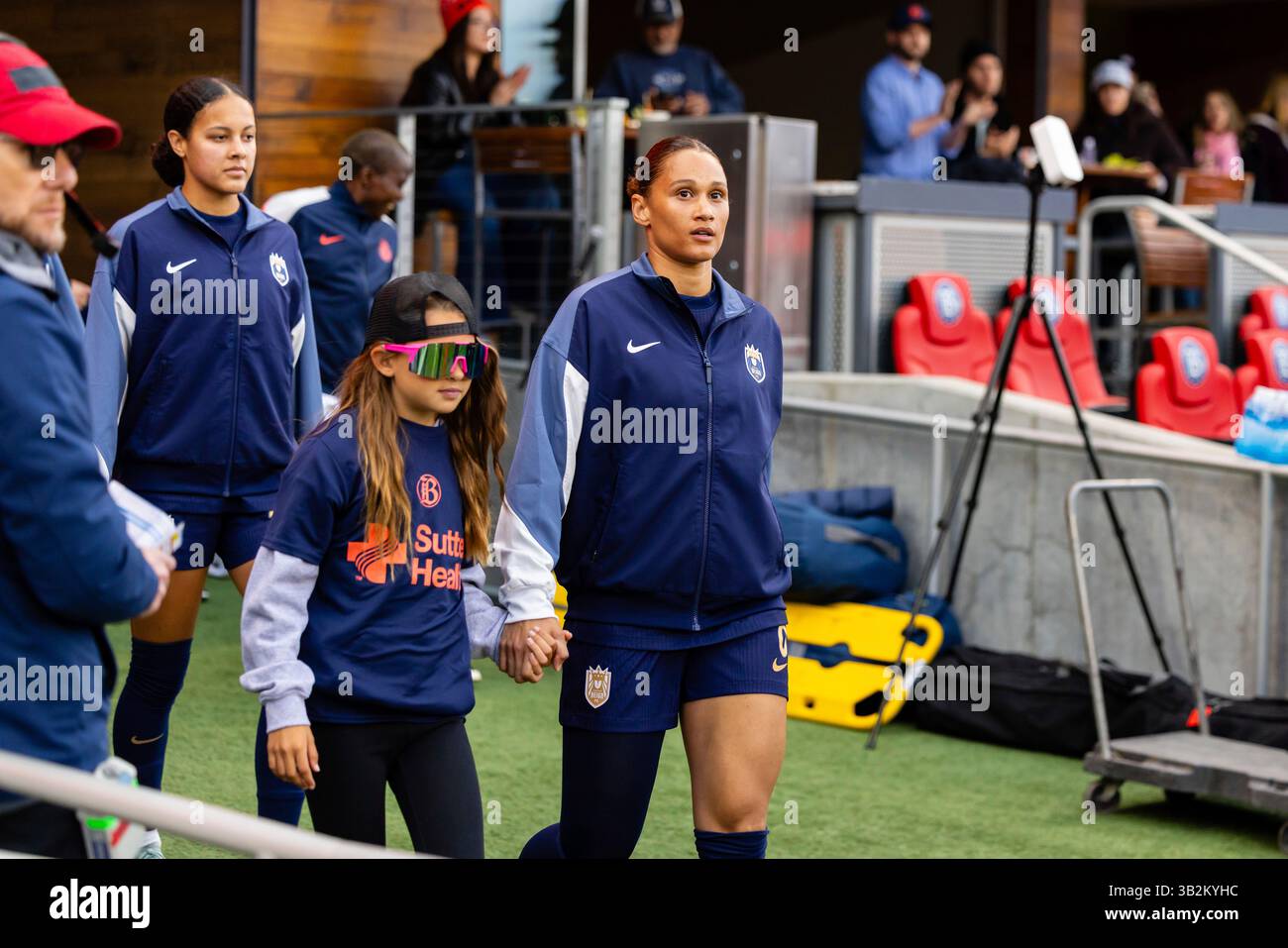 SAN JOSE, CA - APRIL 26: Lynn Biyendolo #6 of the Seattle Reign walks ...