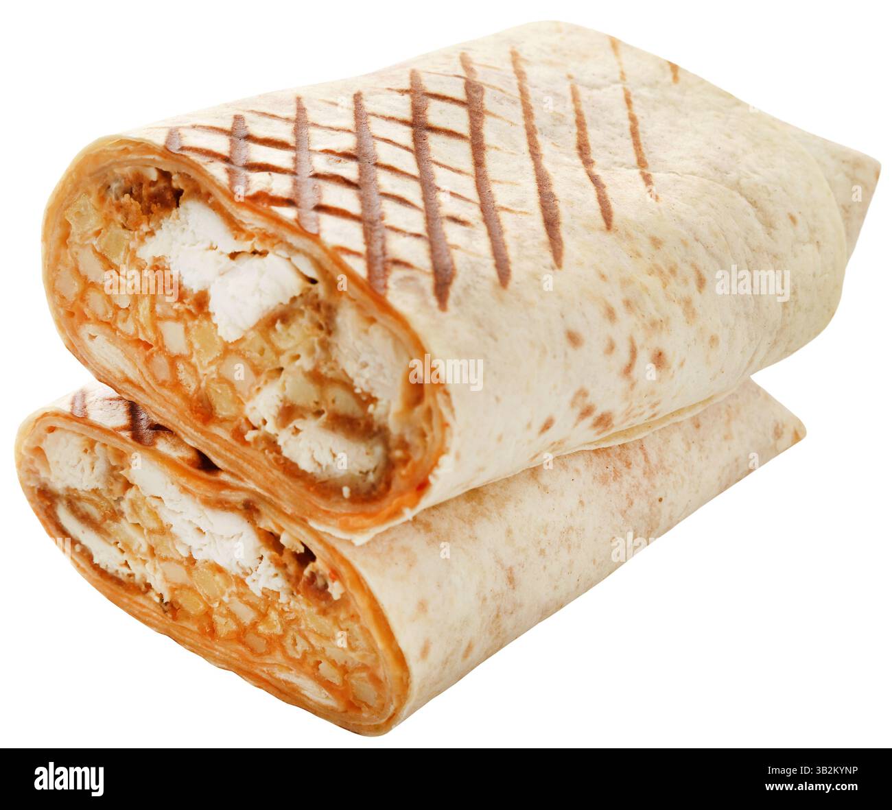 Crispy French Tacos closeup and isolated Stock Photo - Alamy