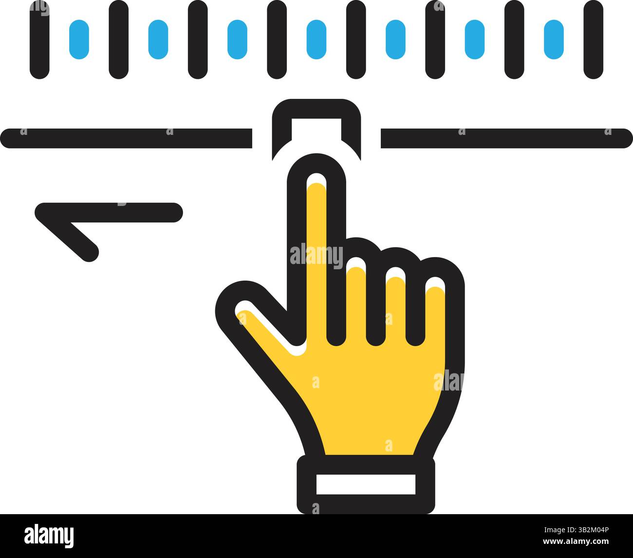 Left swipe icon Cut Out Stock Images & Pictures - Alamy