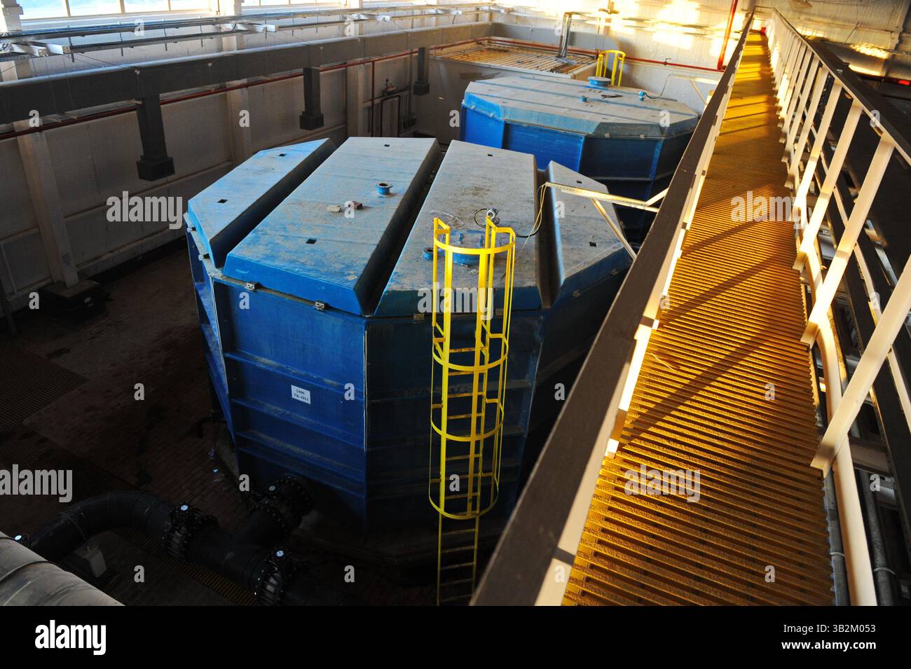 Technical hall with equipment at the enterprise for the extraction and ...