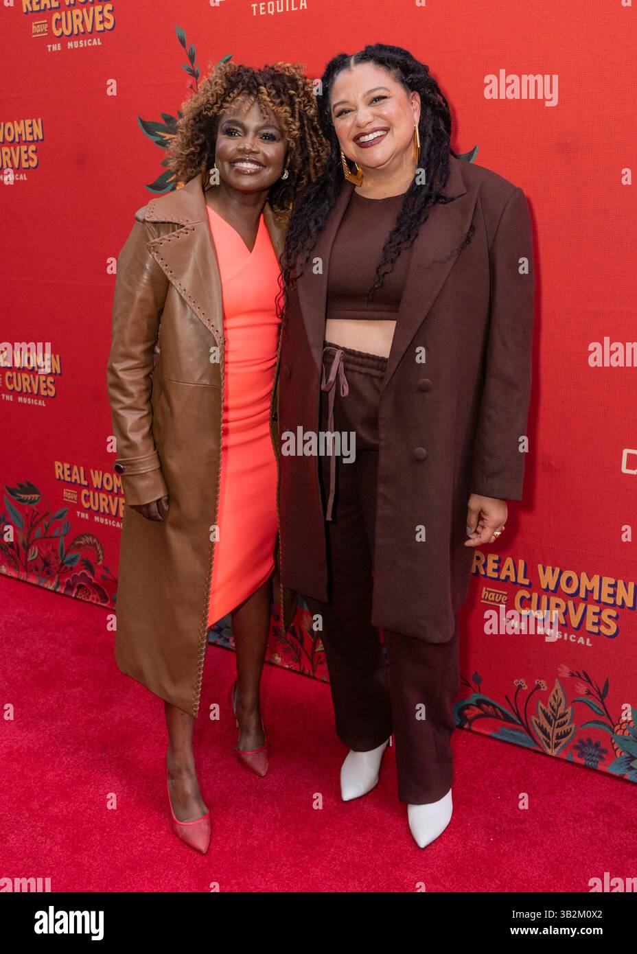 Karine Jean-Pierre and Michelle Buteau attend opening night for 'Real ...