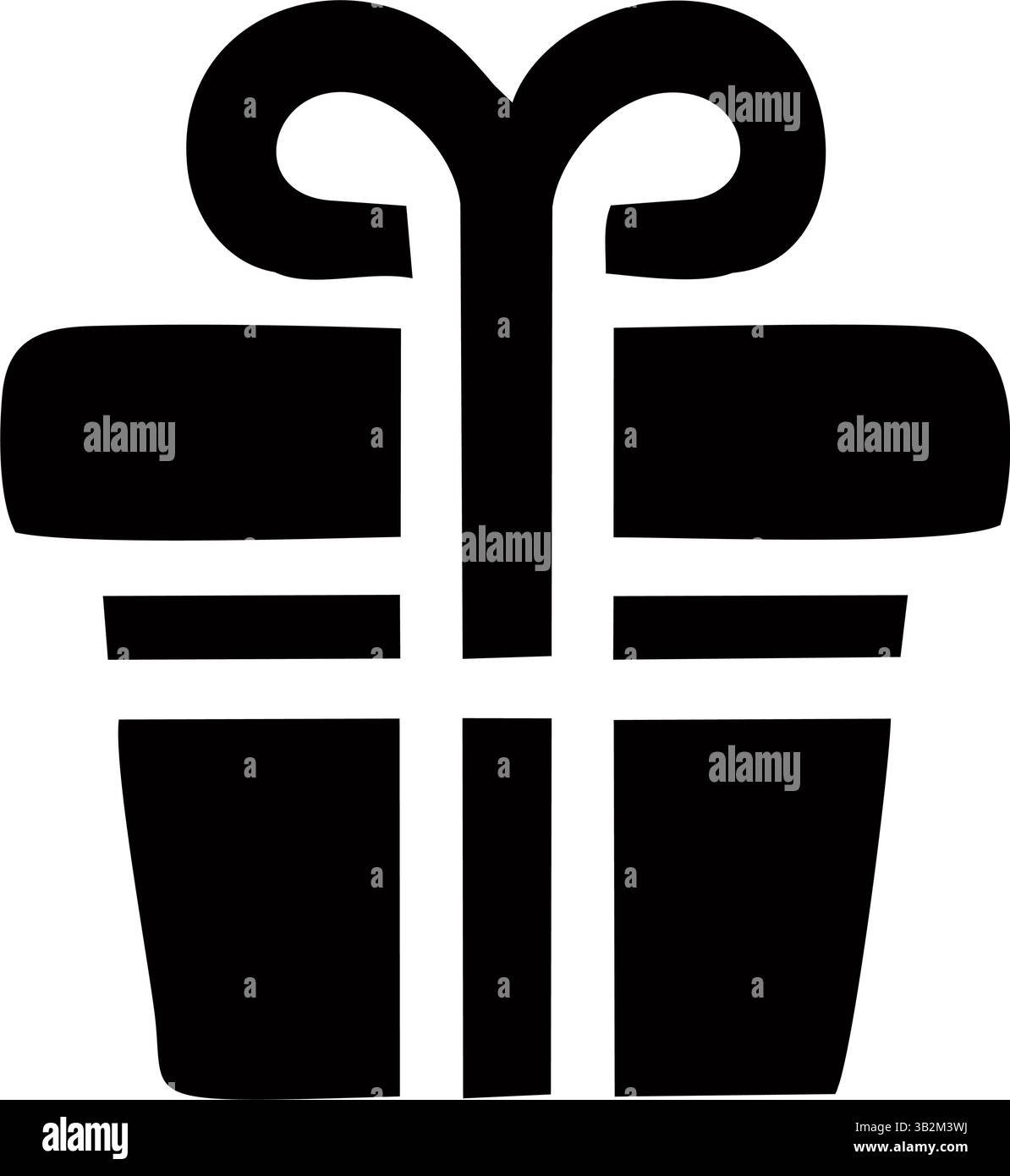 Gift box hat party Black and White Stock Photos & Images - Alamy