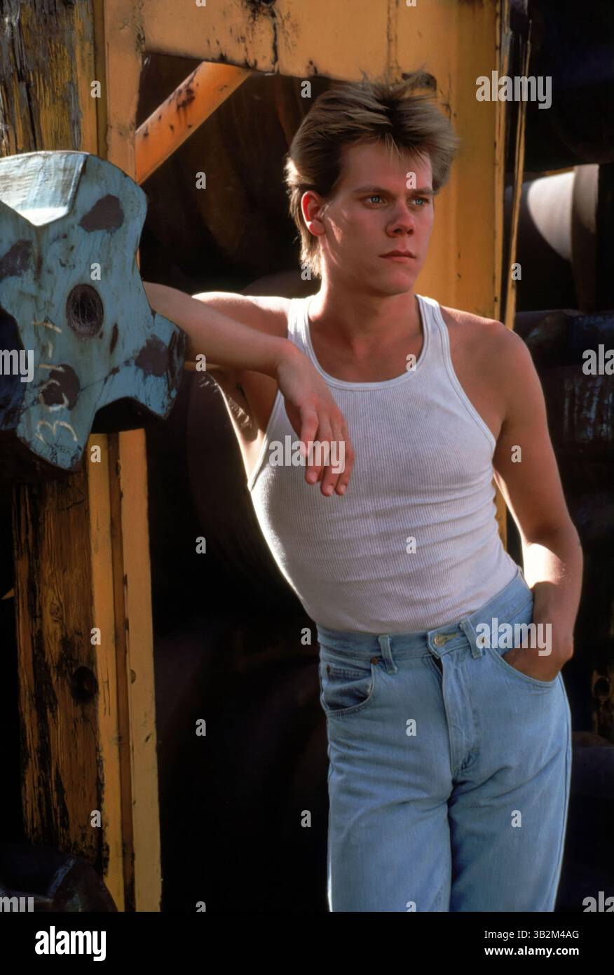 KEVIN BACON in FOOTLOOSE (1984), directed by HERBERT ROSS. Credit ...