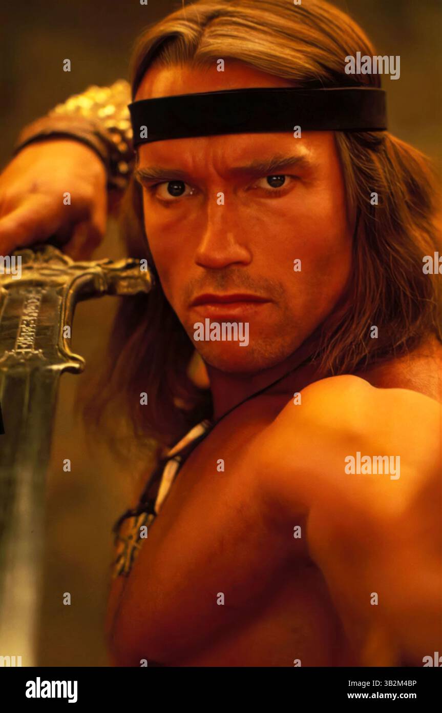 ARNOLD SCHWARZENEGGER in CONAN THE DESTROYER (1984), directed by RICHARD FLEISCHER. Credit ...