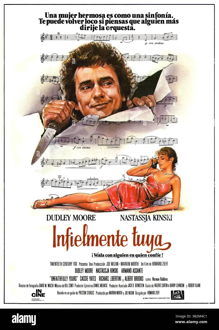 DUDLEY MOORE in UNFAITHFULLY YOURS (1984), directed by HOWARD ZIEFF ...