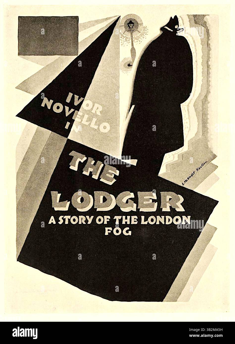 Edward McKnight Kauffer - Promotional poster for the film The Lodger- A ...
