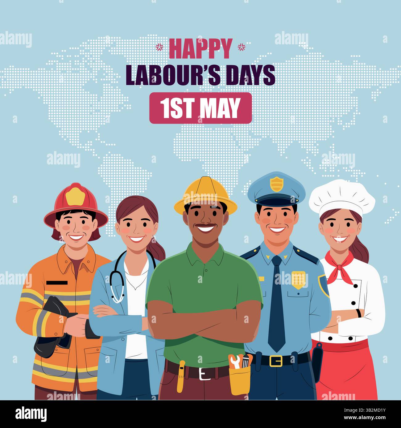 Skilled work labour Stock Vector Images - Alamy