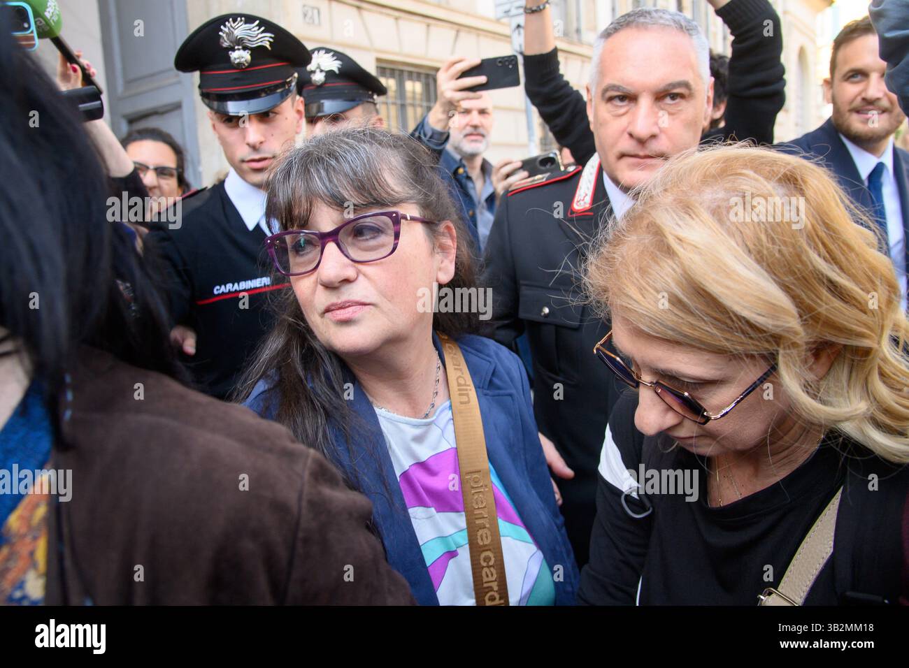Milano, Milano. 28th Apr, 2025. Daniela Ferrari, madre di andrea sempio ...
