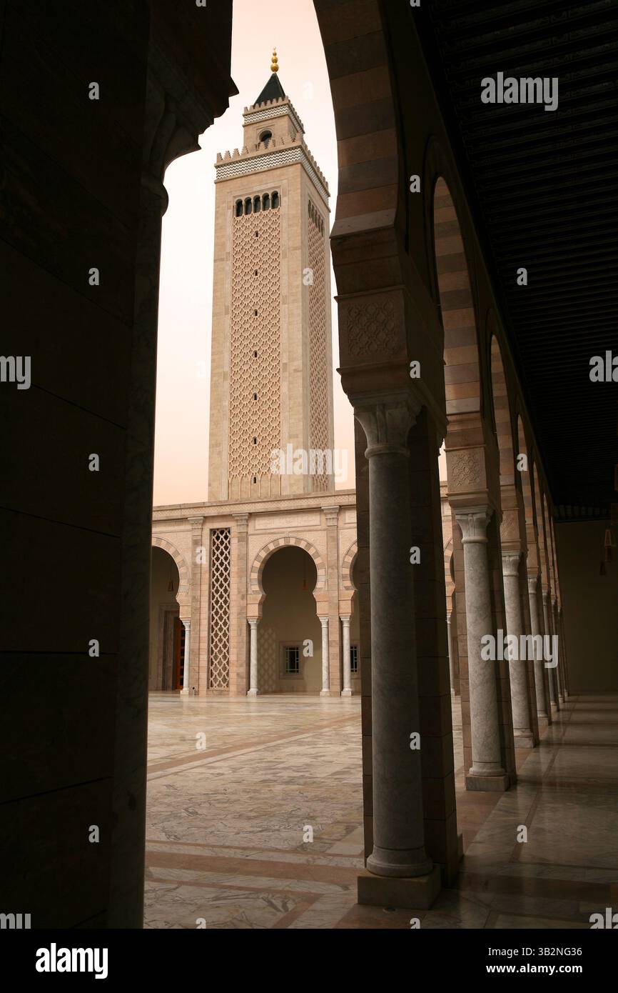 the new grand mosque El Abidine in Carthage Tunisia Stock Photo - Alamy