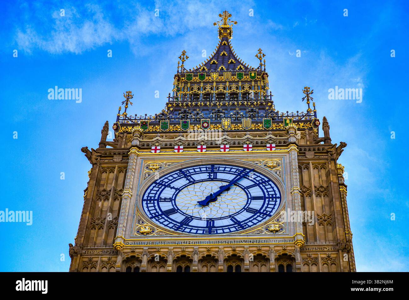 Beautiful historical tower clock hi-res stock photography and images ...