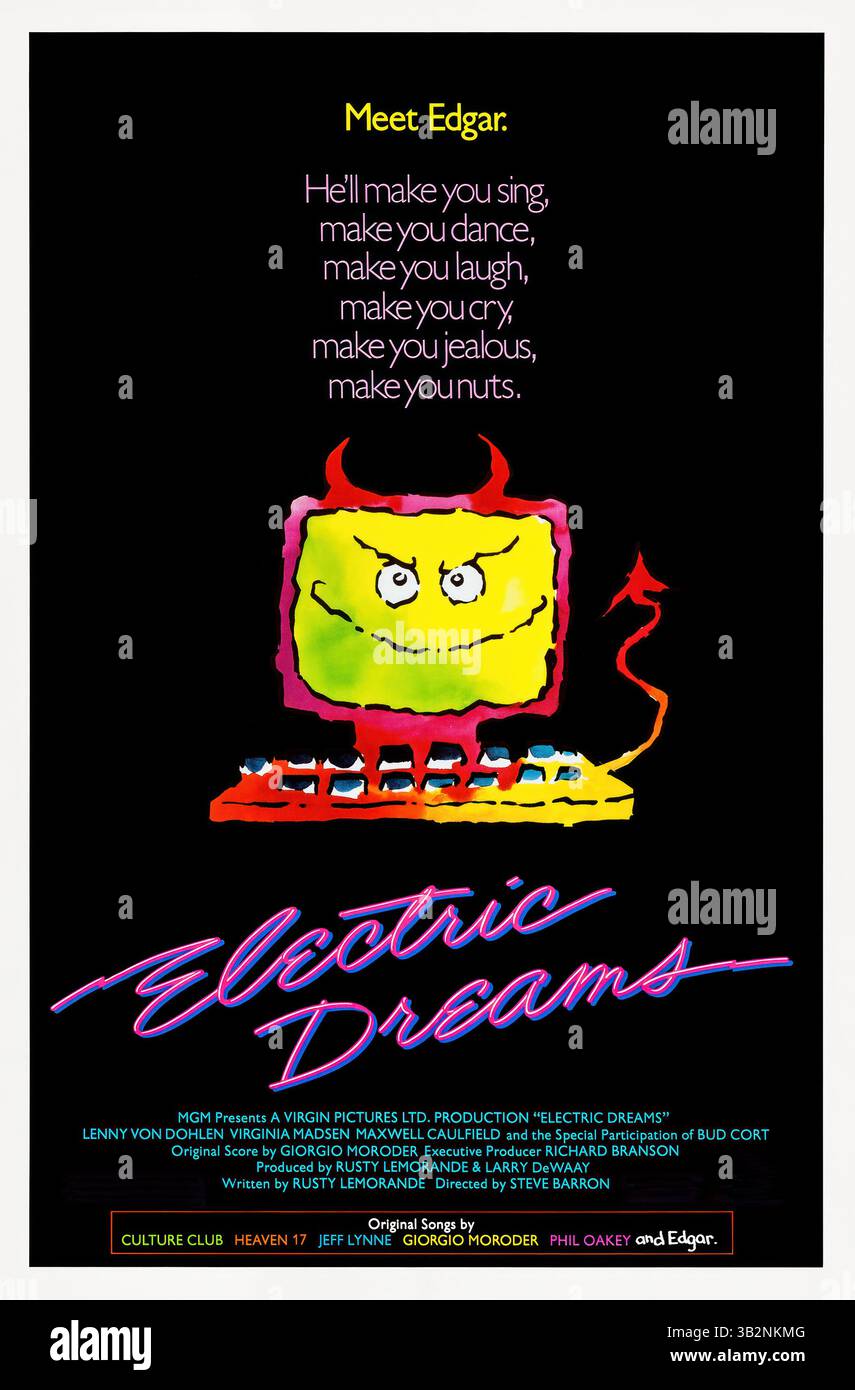 ELECTRIC DREAMS (1984), directed by STEVE BARRON. Credit: VIRGIN FILMS ...