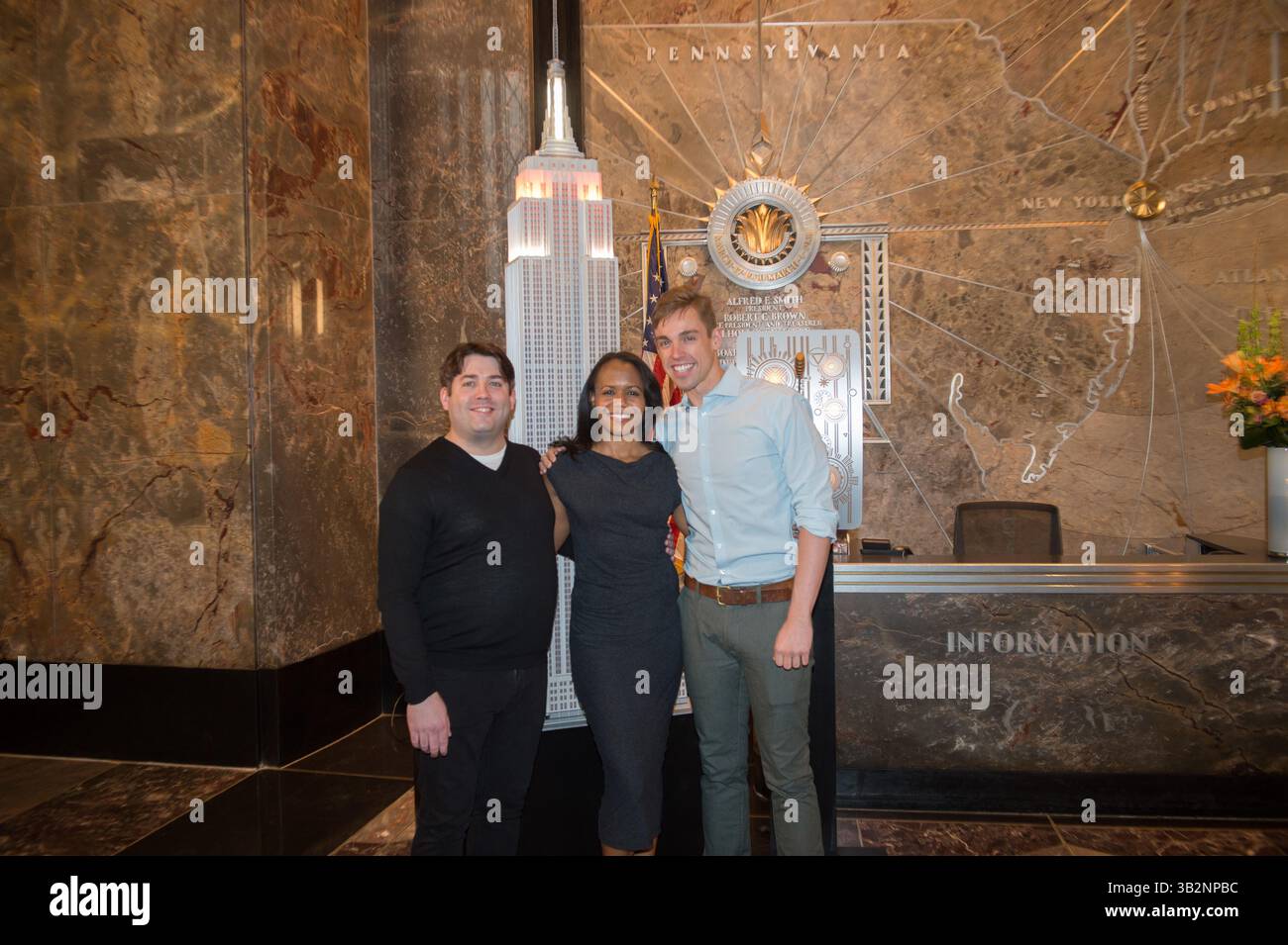 March 4, 2016 - New York, NY, USA - CHRISTOPHER JOHN O'NEILL (Elder Cunningham), NIKKI RENEE ...