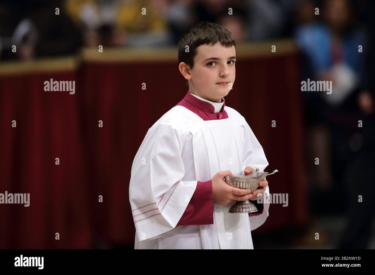 March 4, 2016 - Vatican City State (Holy See) - An altar boy during the ...