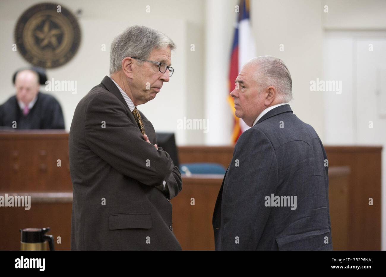 Attorney confers defendant hi-res stock photography and images - Alamy