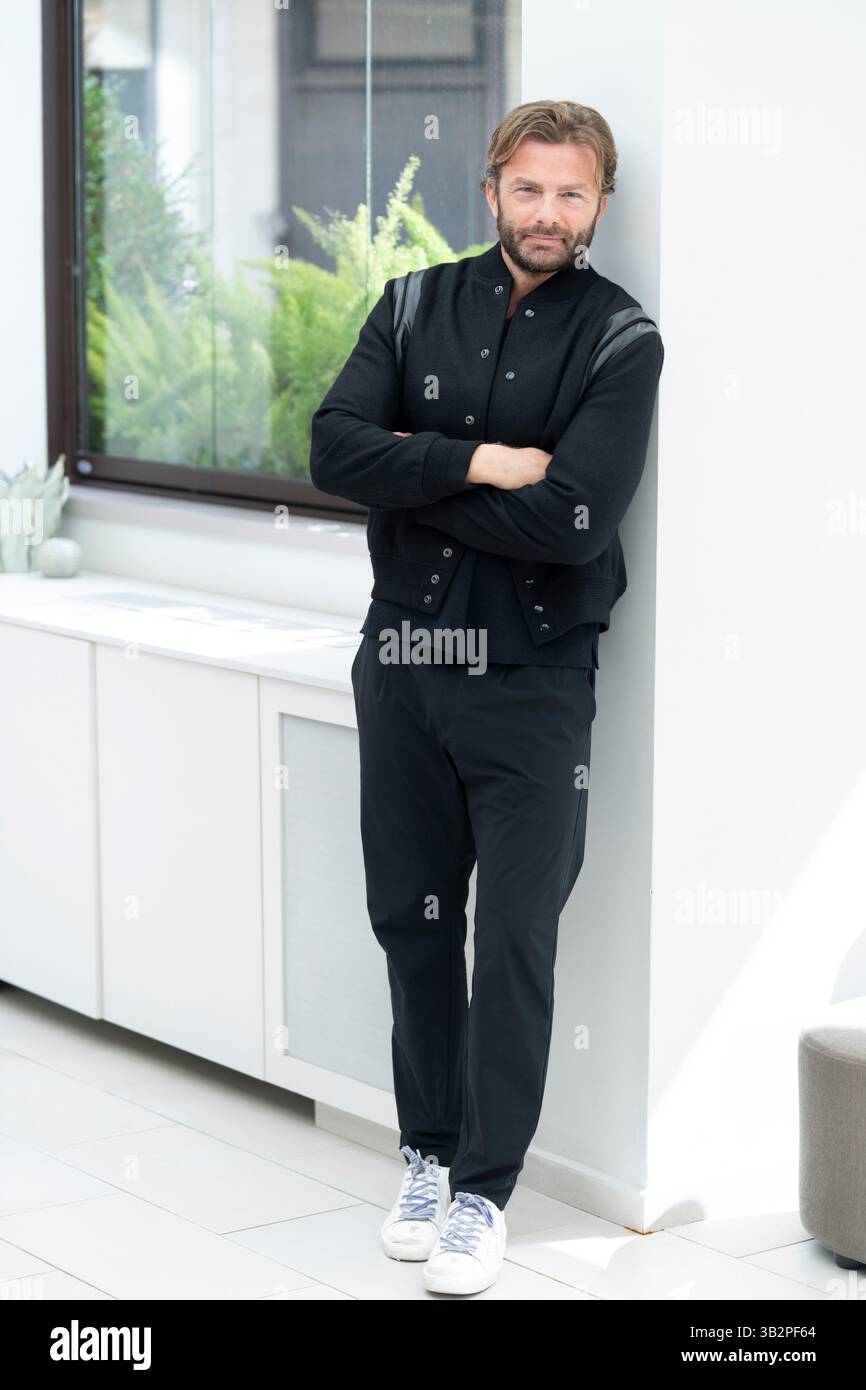 Rome, Italy, April 28, 2025 - Simon Grechi attends photocall for the ...