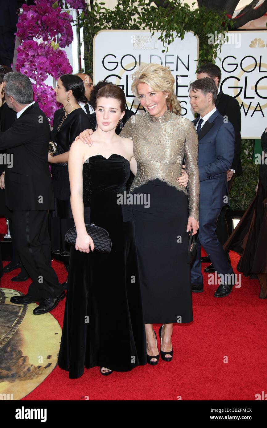 Emma Thompson (r) and daughter Gaia Romilly Wise attend the 71st Annual ...
