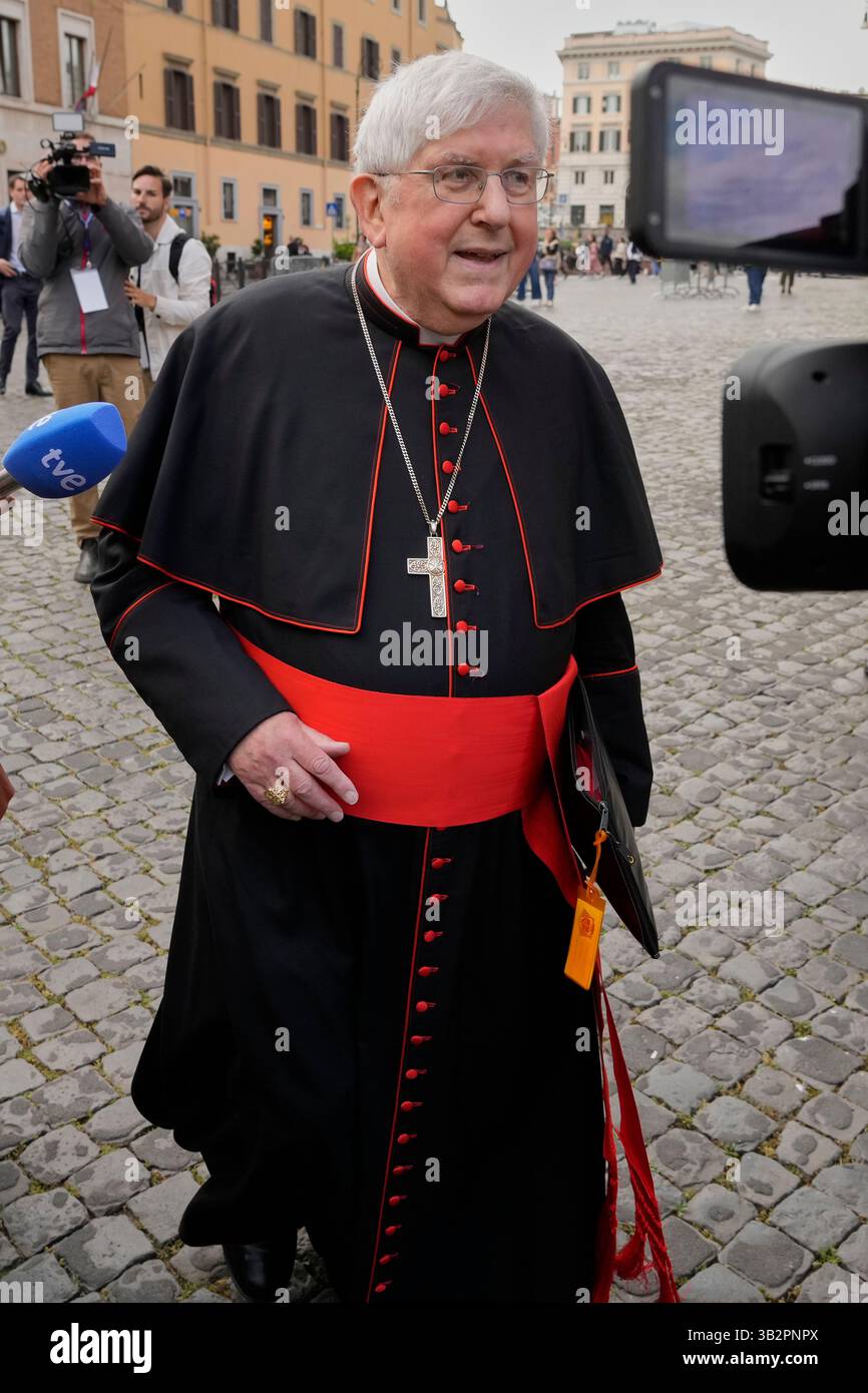 Canadian Cardinal Thomas Christopher Collins arrives for a college of ...