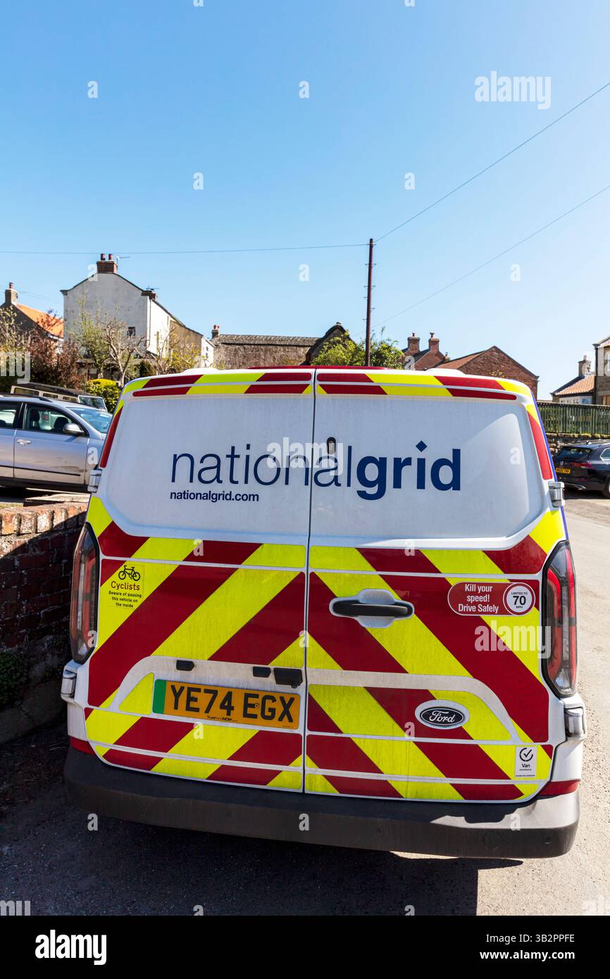 National Grid, National Grid van, National Grid logo, National Grid UK ...